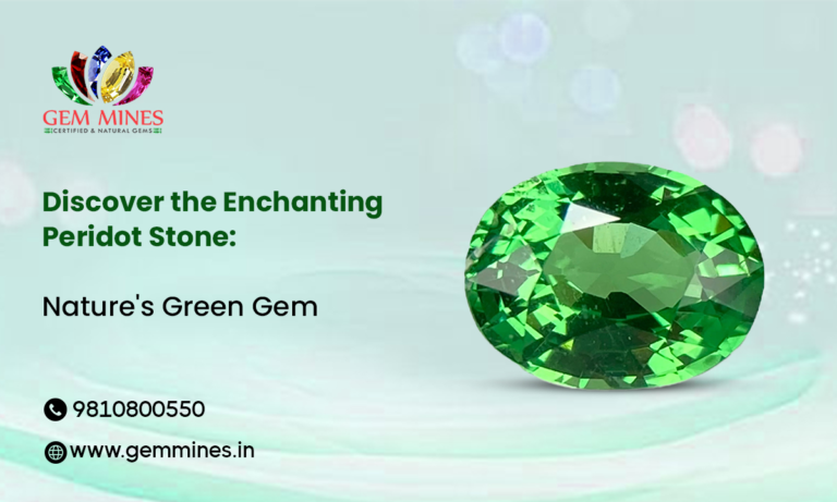Peridot Stone: Discover Nature’s Enchanting Green Gem